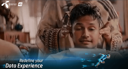 TELENOR 4G ENGLISH MOBILE INTERSTITIAL FULL PAGE TAKEOVER BANNER